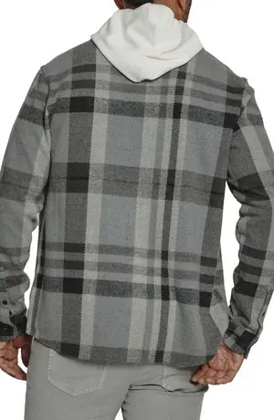 7 Diamonds Generation Plaid Stretch Button-up Shirt