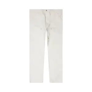 Carhartt Work In Progress Double Knee Pants Wax Stone Washed - White