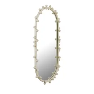 TOV FURNITURE Bubbles Oval Wall Mirror - Ivory