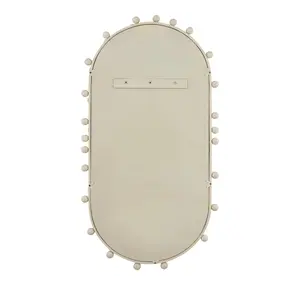 TOV FURNITURE Bubbles Oval Wall Mirror - Ivory