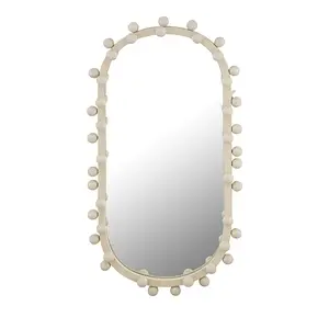 TOV FURNITURE Bubbles Oval Wall Mirror - Natural