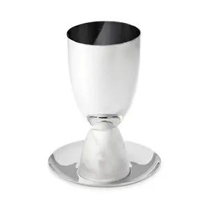 ANNA NEW YORK Coluna Kiddush Cup - Silver/carrara