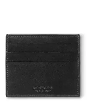 Montblanc Meisterstuck 6cc Leather Card Holder - Black