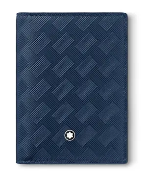Montblanc Extreme 3.0 4cc Leather Card Holder - Blue