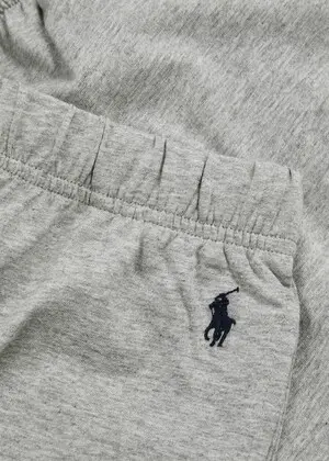 Polo Ralph Lauren Logo-embroidered Cotton Shorts - Grey