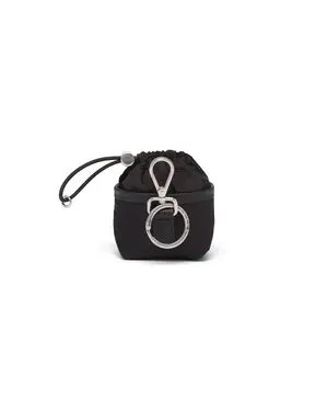 Prada Re-nylon Mini Pouch Keychain Charm