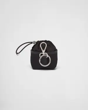 Prada Re-nylon Mini Pouch Keychain Charm