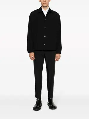 PT TORINO Straight-leg Tailored Trousers - Black