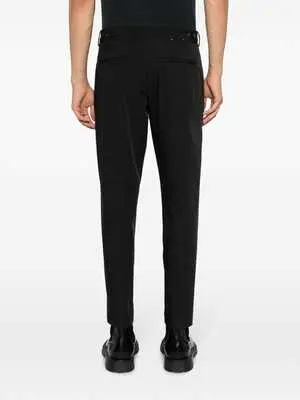 PT TORINO Straight-leg Tailored Trousers - Black