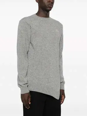 Comme Des Garçons X Lacoste Asymmetric Wool Sweater