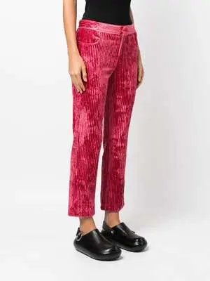 Isabel Marant Étoile Mid-rise Corduroy Trousers - Pink