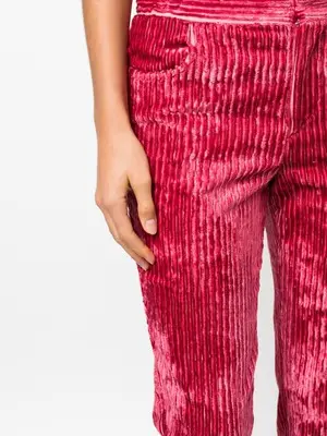 Isabel Marant Étoile Mid-rise Corduroy Trousers - Pink