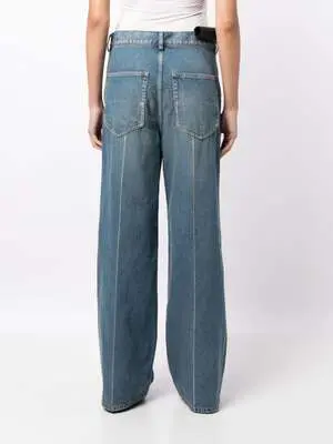 PETAR PETROV High-rise Wide-leg Jeans