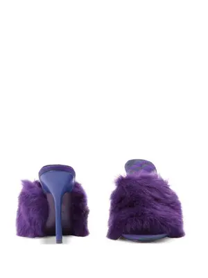 Burberry Minnie 115mm Shearling Mules