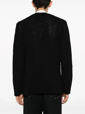 Comme Des Garçons Crew-neck Chunky Cable-knit Jumper