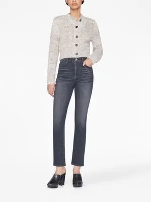 FRAME Le Super High Straight-leg Jeans