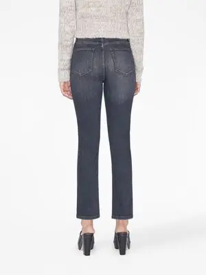 FRAME Le Super High Straight-leg Jeans
