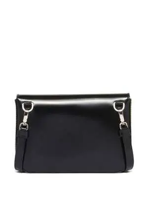 Prada Logo-stamp Brushed Leather Bag