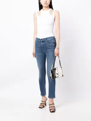 MOTHER The Dazzler Mid-rise Slim Jeans