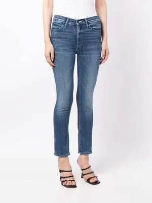 MOTHER The Dazzler Mid-rise Slim Jeans