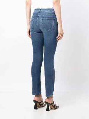 MOTHER The Dazzler Mid-rise Slim Jeans