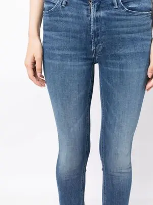 MOTHER The Dazzler Mid-rise Slim Jeans