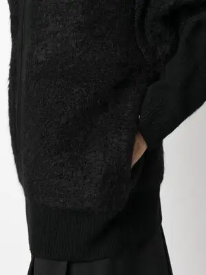 Y3 V-neck Knitted Jacket