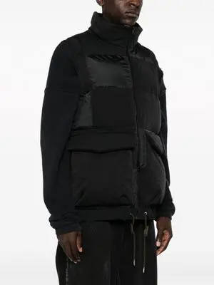 Sacai Suede Panel Padded Gilet