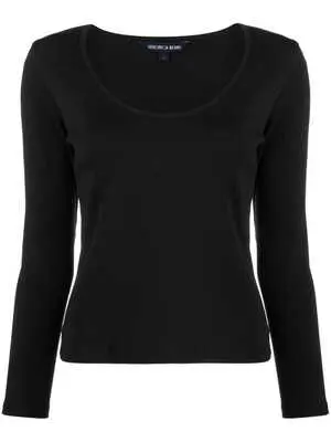 Veronica Beard Calabra Fine-ribbed T-shirt