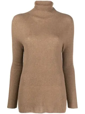 Chunky Roll Neck Jumper