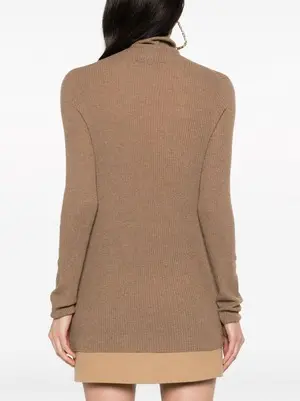 Fabiana Filippi Roll-neck Jumper - Brown