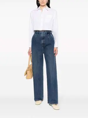 Loulou De Saison High-rise Wide-cut Jeans - Blue