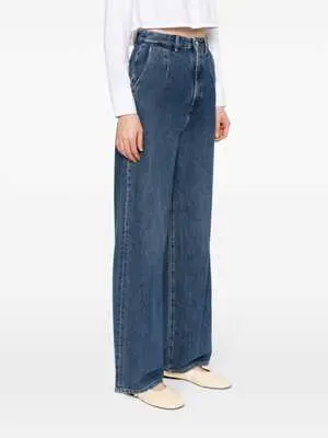 Loulou De Saison High-rise Wide-cut Jeans - Blue