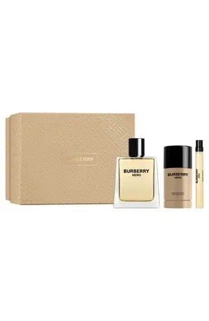 Burberry Hero Eau De Toilette Set Usd $198 Value - No Color