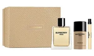 Burberry Hero Eau De Toilette Set Usd $198 Value