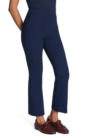 Spanx Perfect Fit Ponte Kick Flare Pants - Timeless Navy