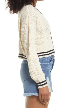 BDG URBAN OUTFITTERS Varsity Kai Knit Cardigan