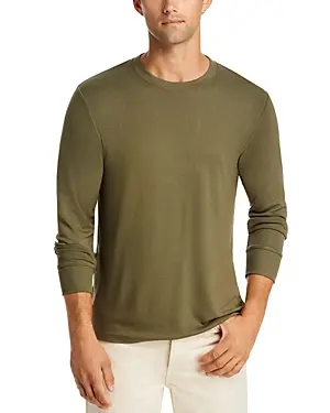 Theory Essential Tee Long Sleeve In Anemone Milano Uniform