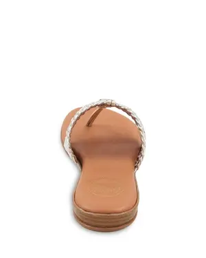 Andre Assous Woven Thong Sandals