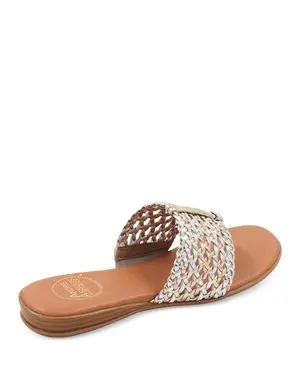 Andre Assous Woven Thong Sandals