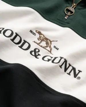 Rodd & Gunn Rodd And Gunn Forester Peak Quarter Zip Sweatshirt - Forest