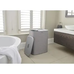 JOSEPH JOSEPH Tota 90l Laundry Separation Basket - Gray