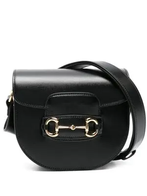 Gucci Mini Horsebit 1955 Shoulder Bag - Black