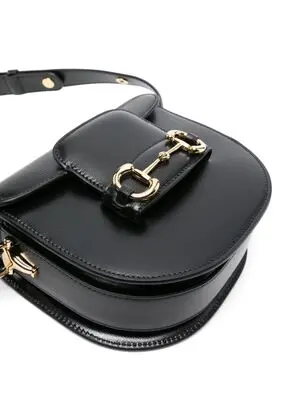 Gucci Mini Horsebit 1955 Shoulder Bag - Black