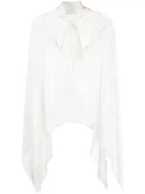 P.a.r.o.s.h Pussy Bow-collar Silk Blouse