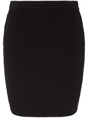 Emporio Armani Textured Mini Skirt