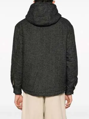 Kenzo Houndstooth Hooded Jacket