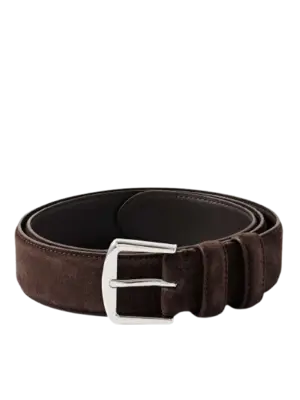 LORO PIANA 3.5cm Suede Belt