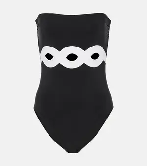 KARLA COLLETTO Octavia Cutout Swimsuit - Black