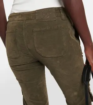 Blumarine Low-rise Flared Cargo Pants